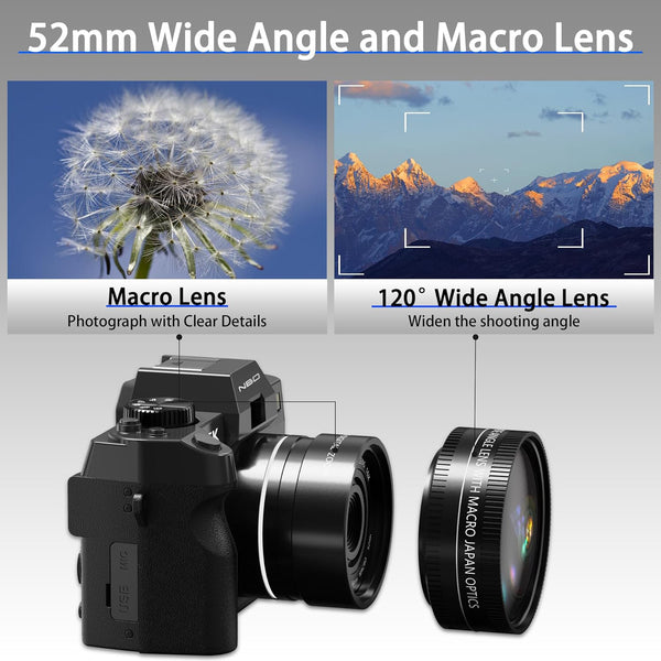 NBD 5K Digital Camera for Photography,48MP Autofocus Vlogging Camera f
